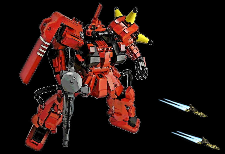 GUNDAM GUY: LEGO: Zaku II Johnny Ridden's Customized Mobile Suit