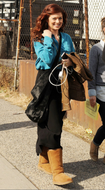 PinkBasis&Womens Sexy shoes: Debra Messing Sheepskin Boots