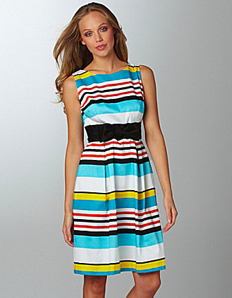 The Capital Barbie: Multi-Color Stripe Dress