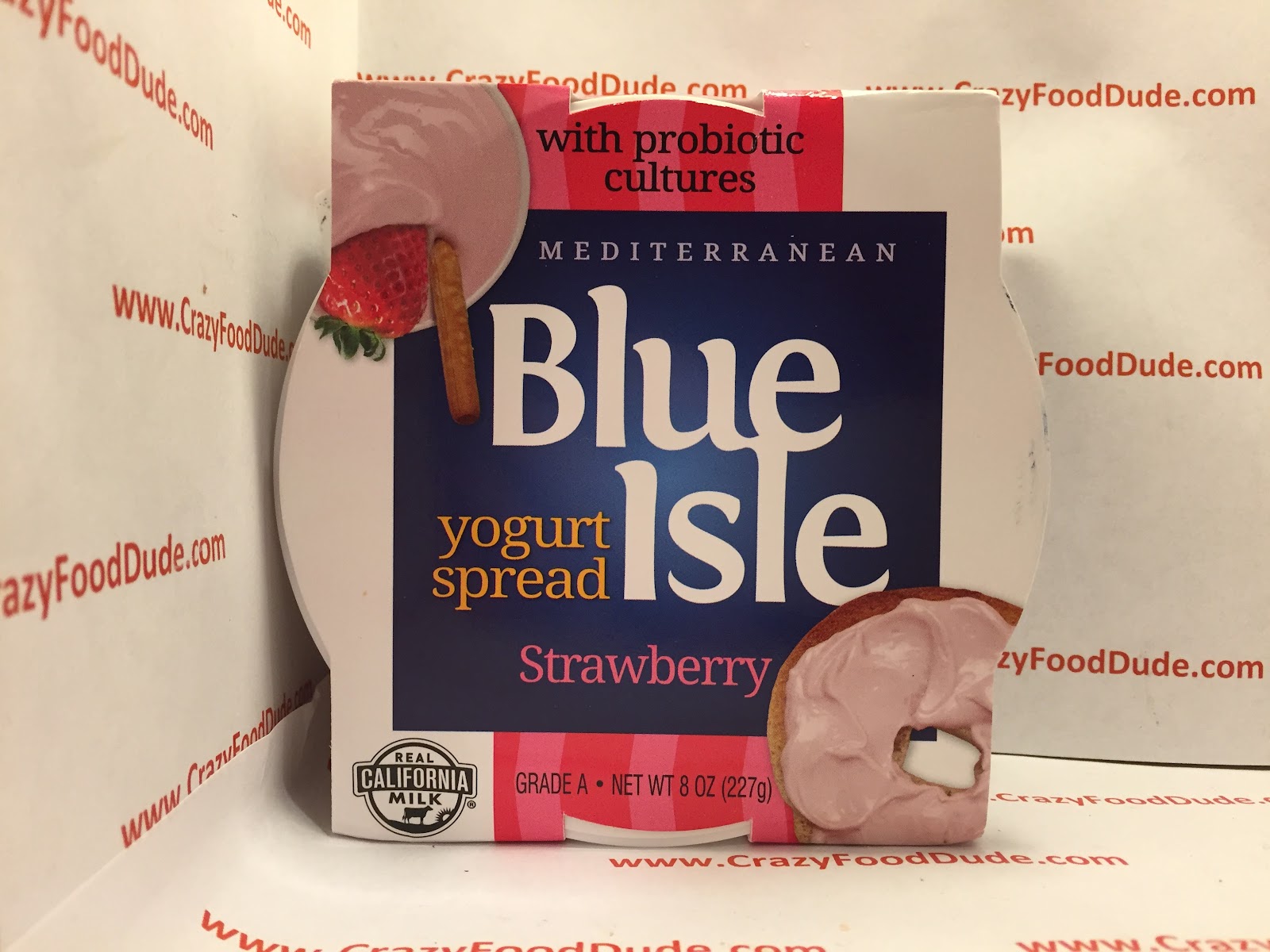 Crazy Food Dude: Review: Blue Isle Mediterranean Strawberry Yogurt Spread