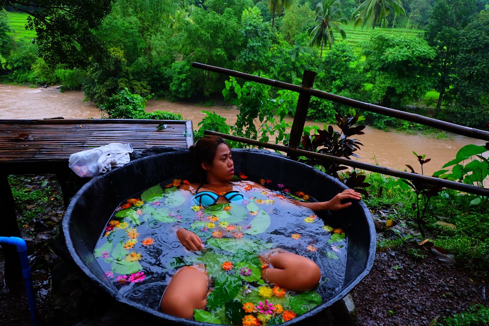 Kawa Hot Bath In Kayak Inn, Tibiao, Antique - From The Highest Peak to ...