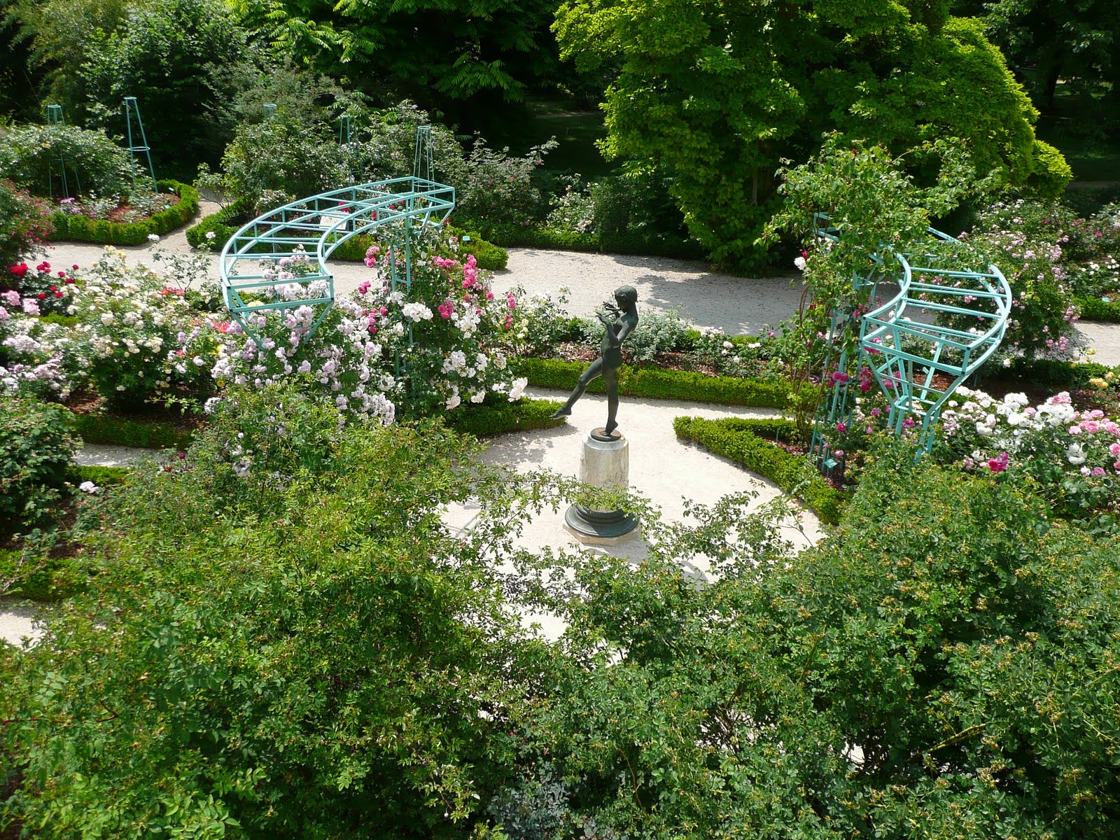 Notre jardin secret.: Roseraie..