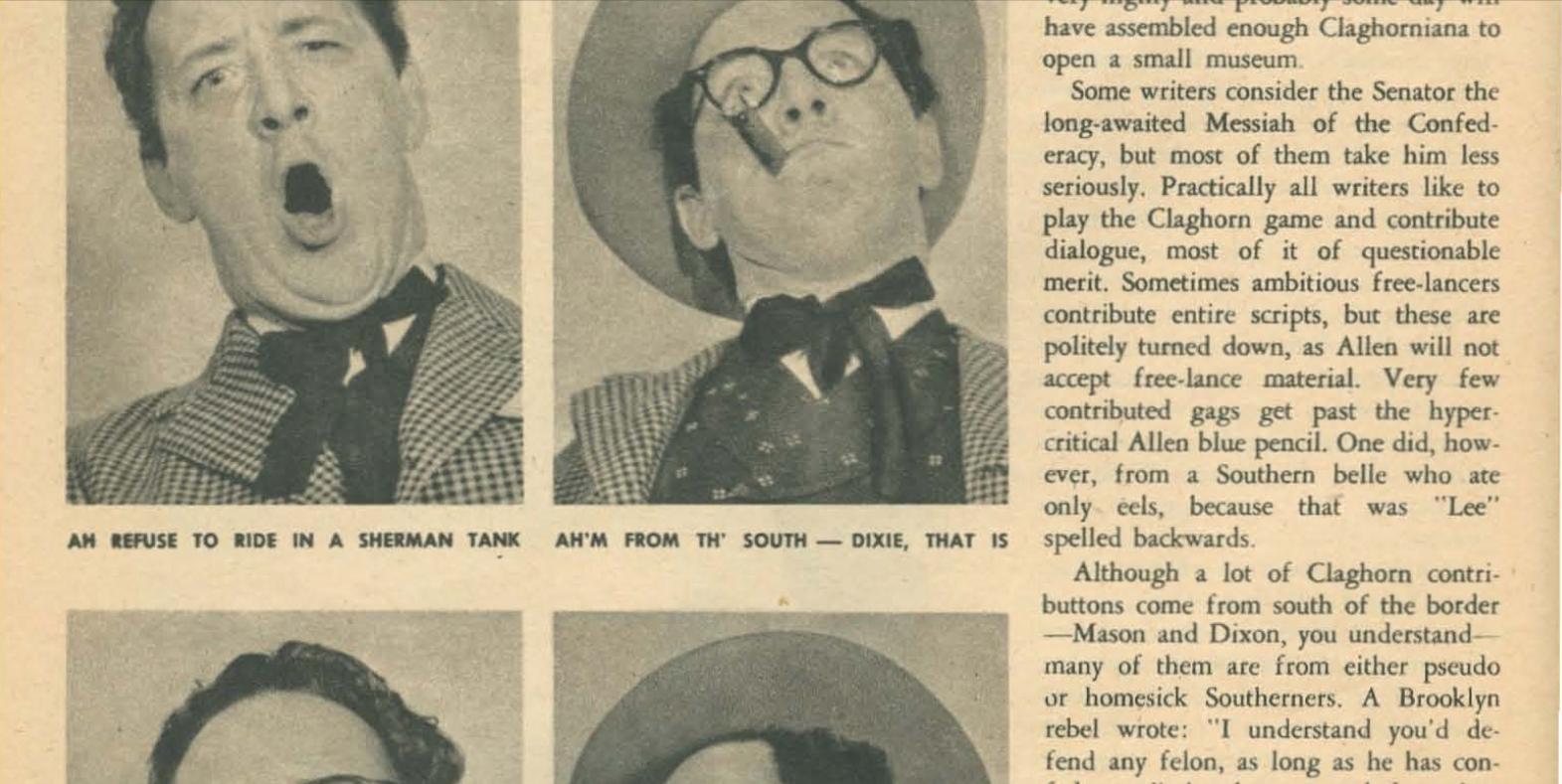 CLAGHORN’S THE NAME