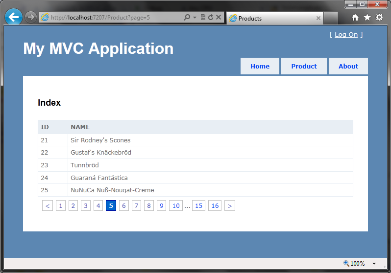 How To Create Paging And Sorting In Gridview In Mvc ~ Asp Solution Kirit Kapupara