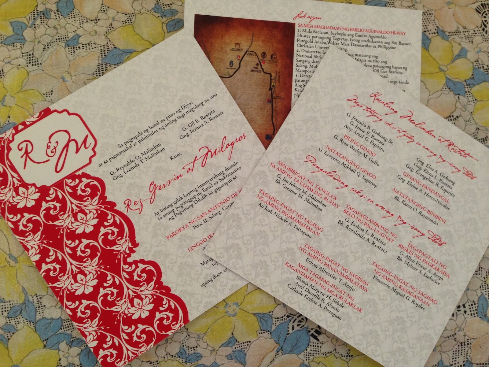 happy thoughts: A Filipino Themed Wedding