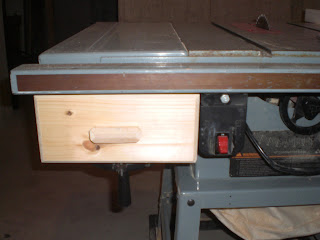 Creations By ASH: Table Saw Drawer