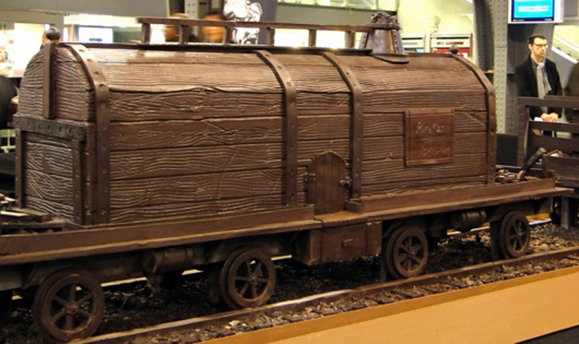 Just A Car Guy: The chocolate train, new Guinness World Record for ...