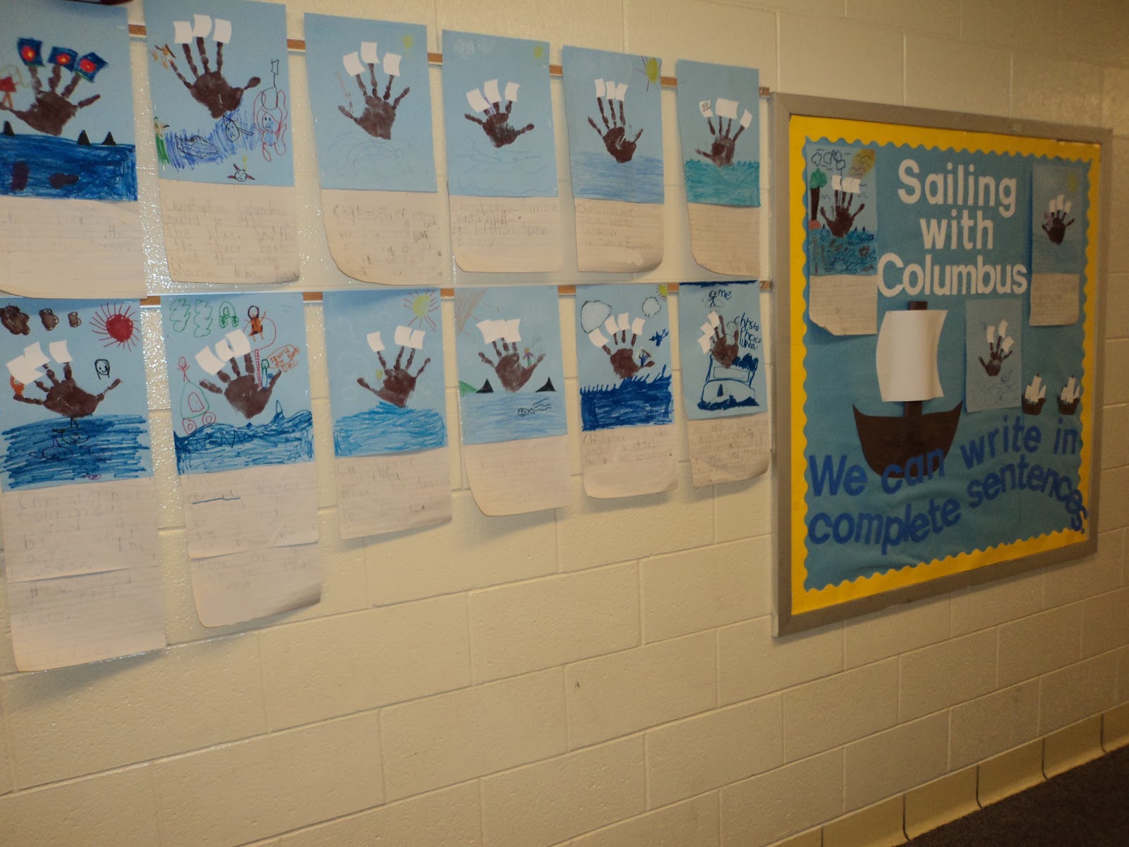 Learning and Teaching for Life: Columbus Day Writings and Bulletin Board