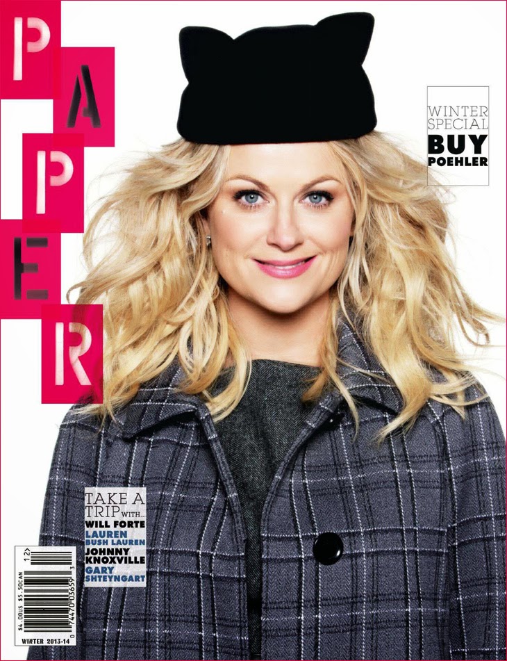 Amy Poehler Magazine Photoshoot for Paper Magazine December 2013 ...