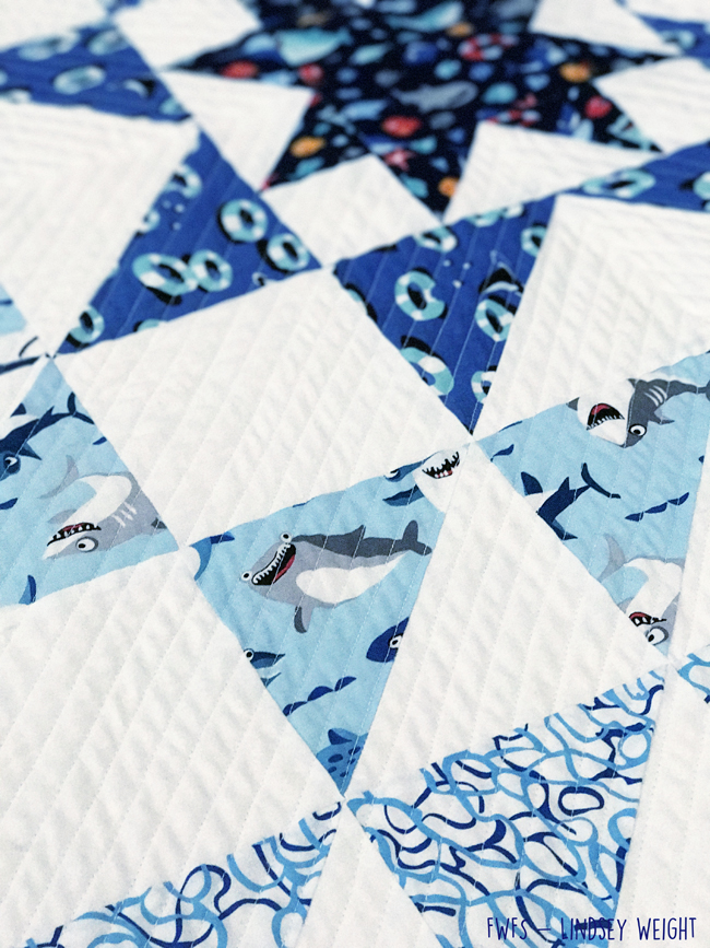 Fort Worth Fabric Studio: Stars and Sharks Quilt {Free Pattern}