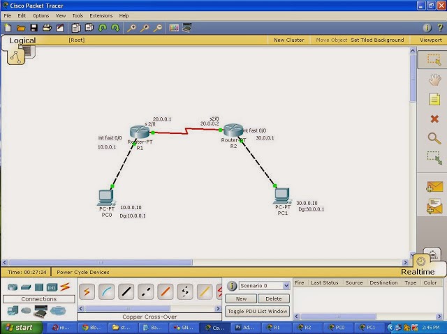 How to Configure a Static Routing in Packet Tracer | CCNA Training in ...