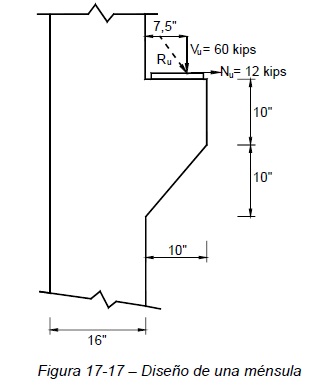Diseño de una ménsula en una columna | NORMAS TECNICAS DE INGENIERIA