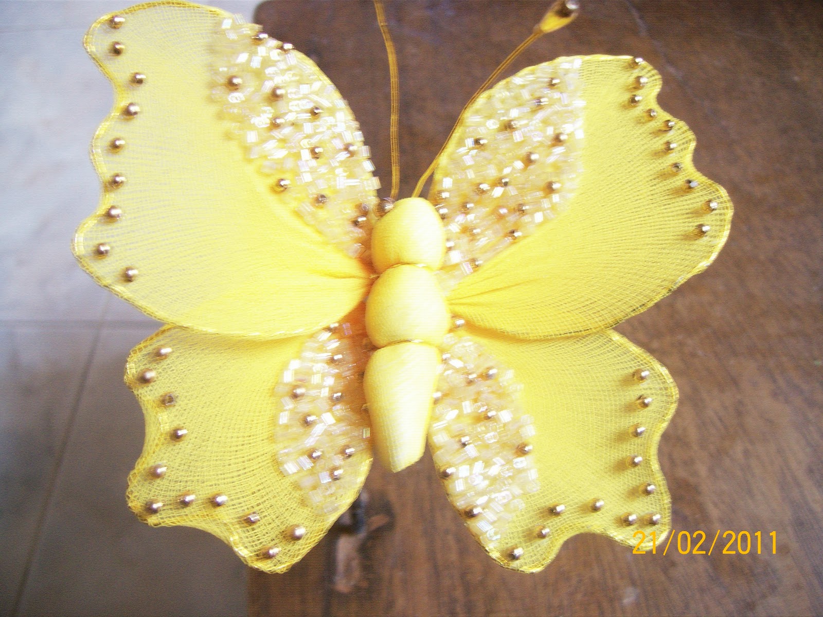 Tinas Creations: Nylon Stocking Butterflies