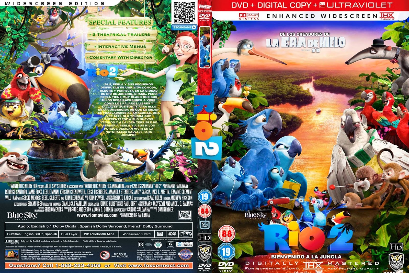 Cover: Rio 2 dvd