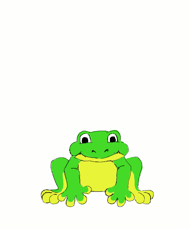 animasi Gambar KODOK IJO Gerak - Gambar DP WA Bergerak