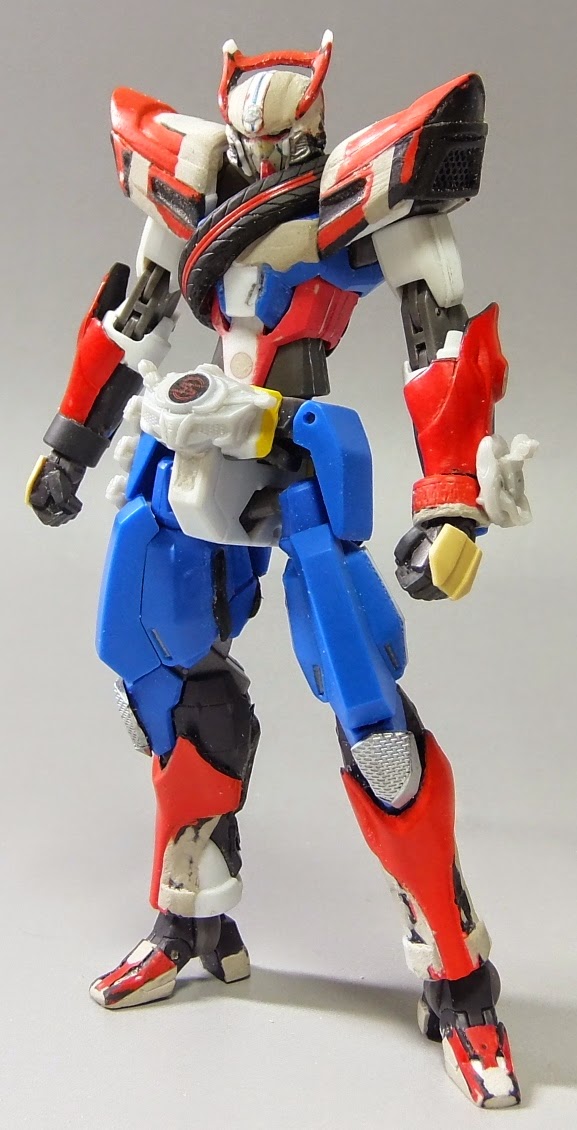 Custom Build: "Kamen Rider Drive" Gundam AGE-1 Spallow