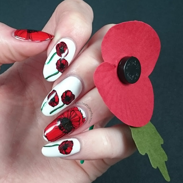 B Nailed To Perfection: Poppy Nails with Uber Chic
