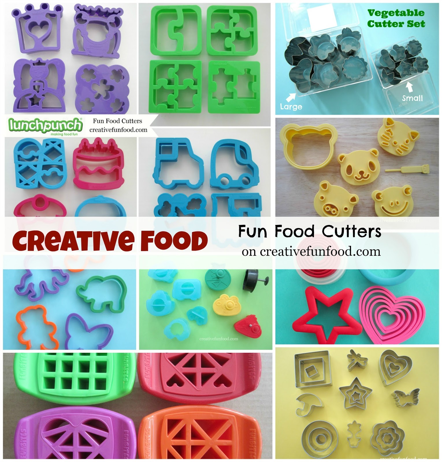 Creative Food: Back To School Essentials: Fun Food Cutters