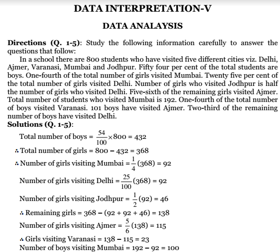 Data Interpretation Data Analysis Problems With Explanations PDF data-interpretation-data-analysis-problems-with-explanations-pdf