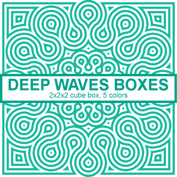 Don't Eat the Paste: Deep Waves printable gift boxes