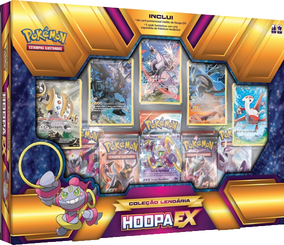 Coleção Lendária Pikachu-EX e Hoopa-EX