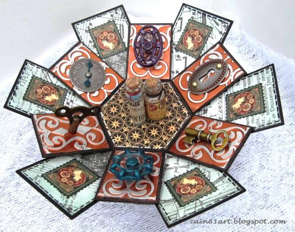 FRIENDS in ART: Exploding Picture Box from Retro Cafe ART