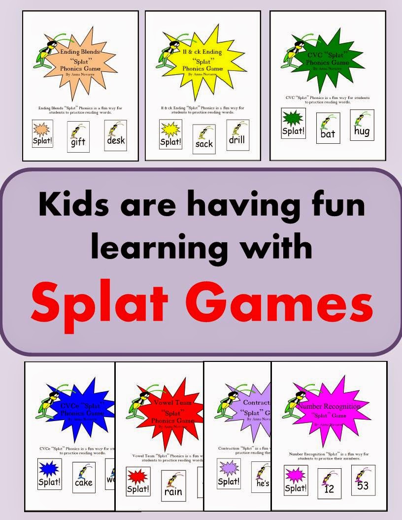 Mrs. Navarre’s Teaching Blog: Fun Learning with Splat Games