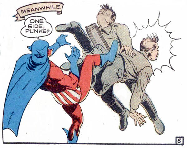 Pappy's Golden Age Comics Blogzine: Number 2017: Hitler with a handlebar