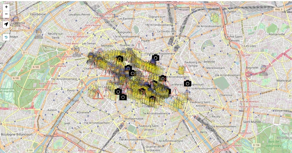 Parigi ti Consiglia: Gilets Jaunes -live- zone di Parigi da evitare