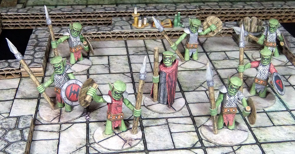 The Crooked Staff Blog: Print & Paste Miniatures : Goblins