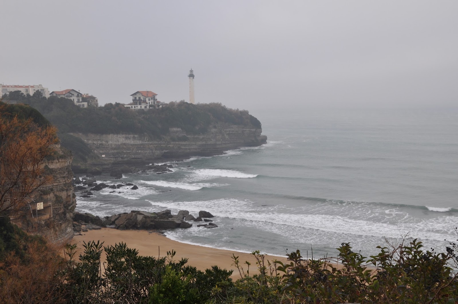 Anglet, le littoral de la Barre à Biarritz.