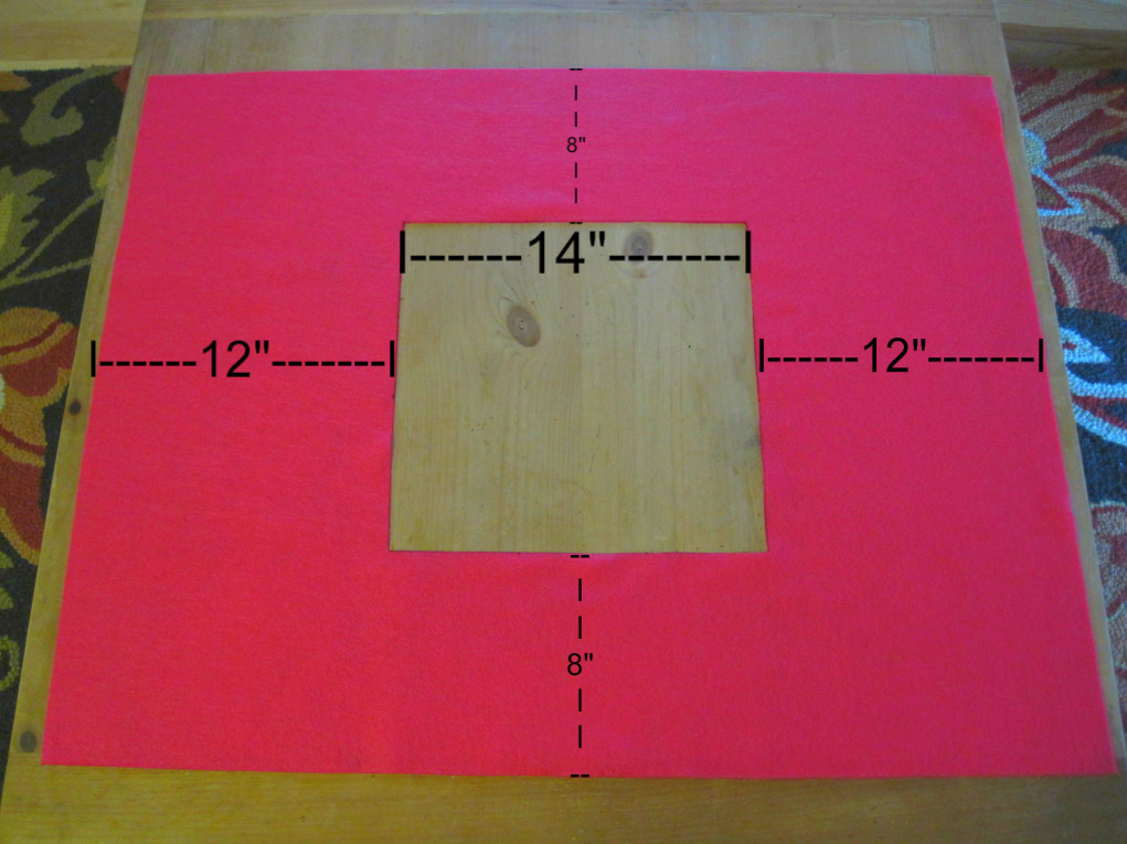 Card Table Felt Playhouse: Phase 1