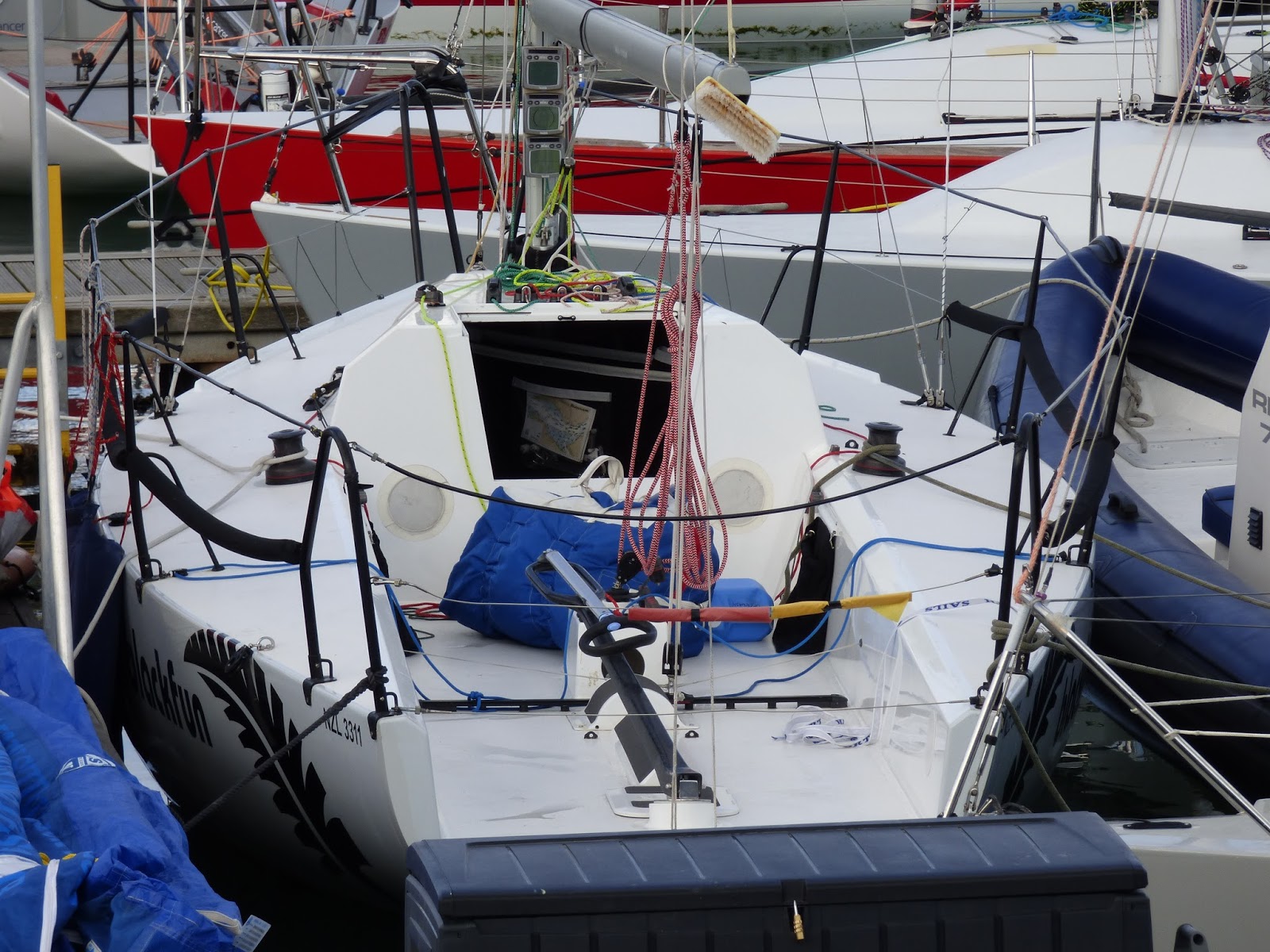 Shockwave40: Blackfun - 1/4 Ton IOR Yacht - designed by Laurie Davidson ...