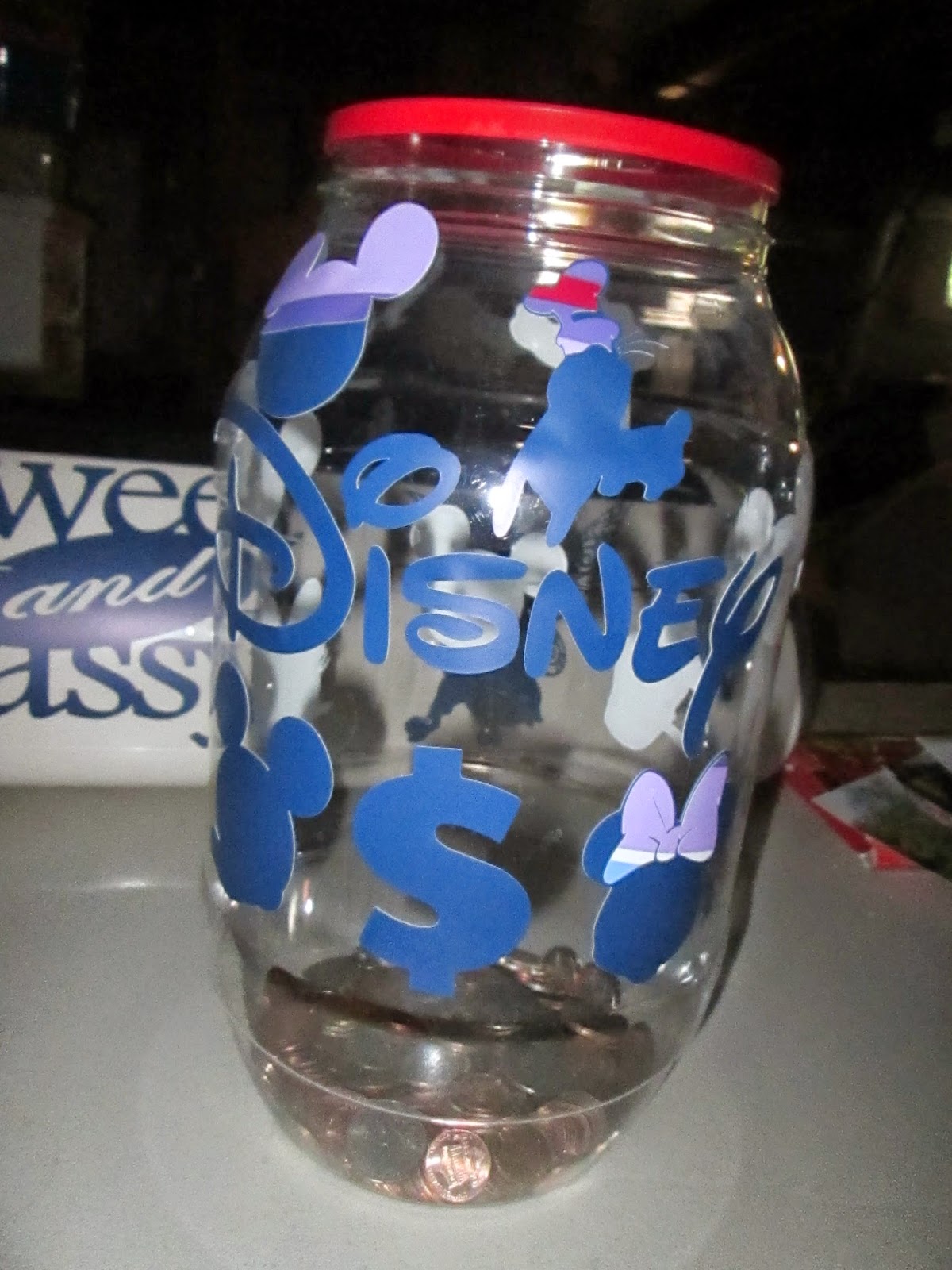 Scrappinlils Creative Side: Disney money Jar