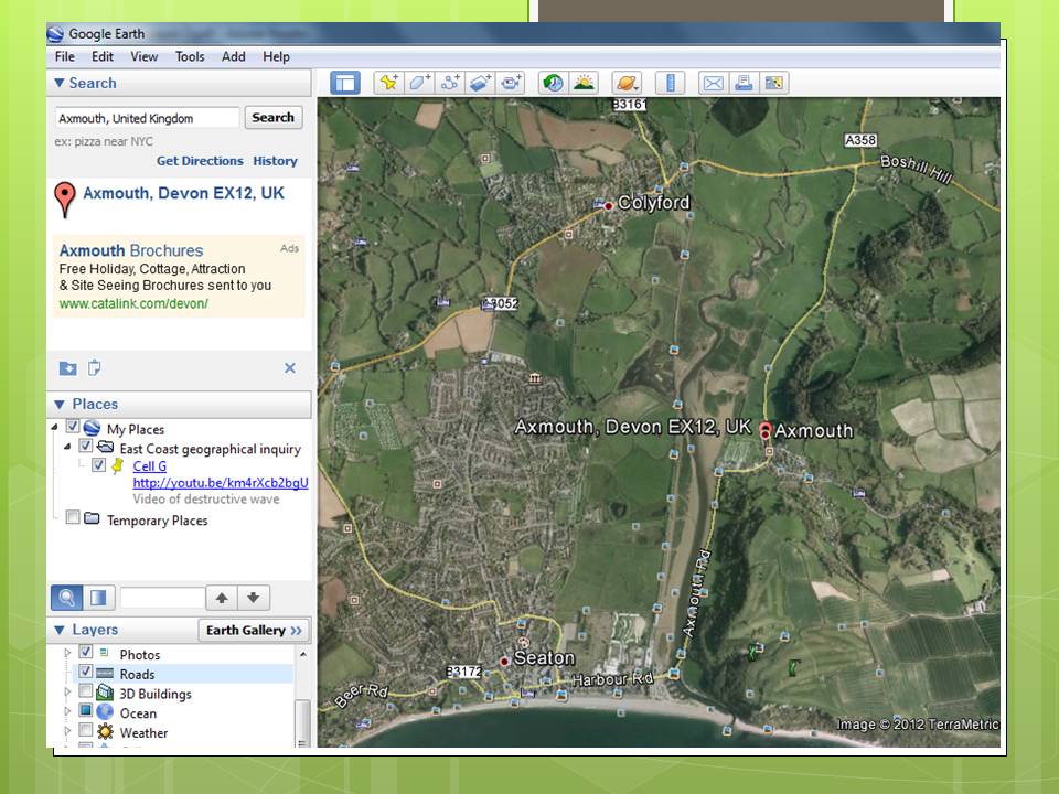Geography teacher sharing: Use of Google Earth for map reading