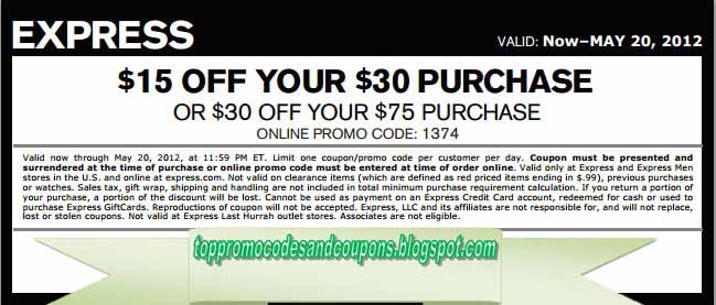 Free Promo Codes and Coupons 2023: Express Coupons