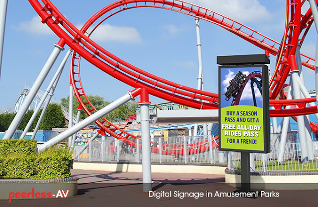 Using Digital Signage in an Amusement Park