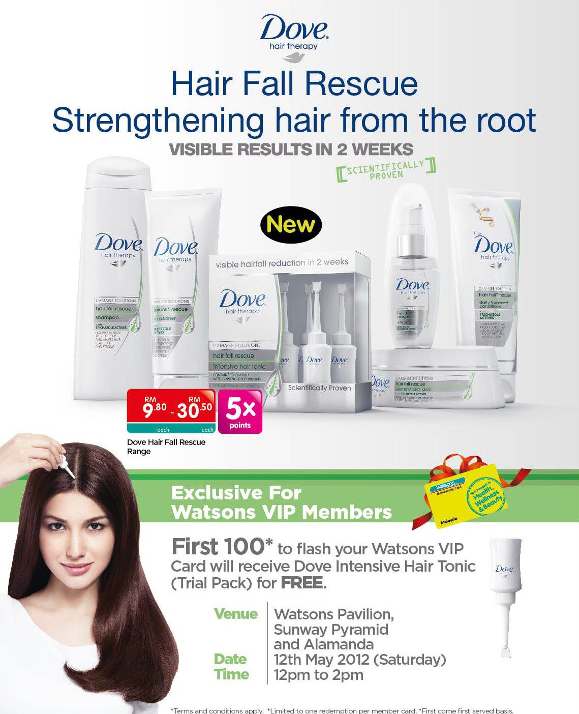 I Love Freebies Malaysia: Freebies > Dove Intensive Hair Tonic Trial Pack