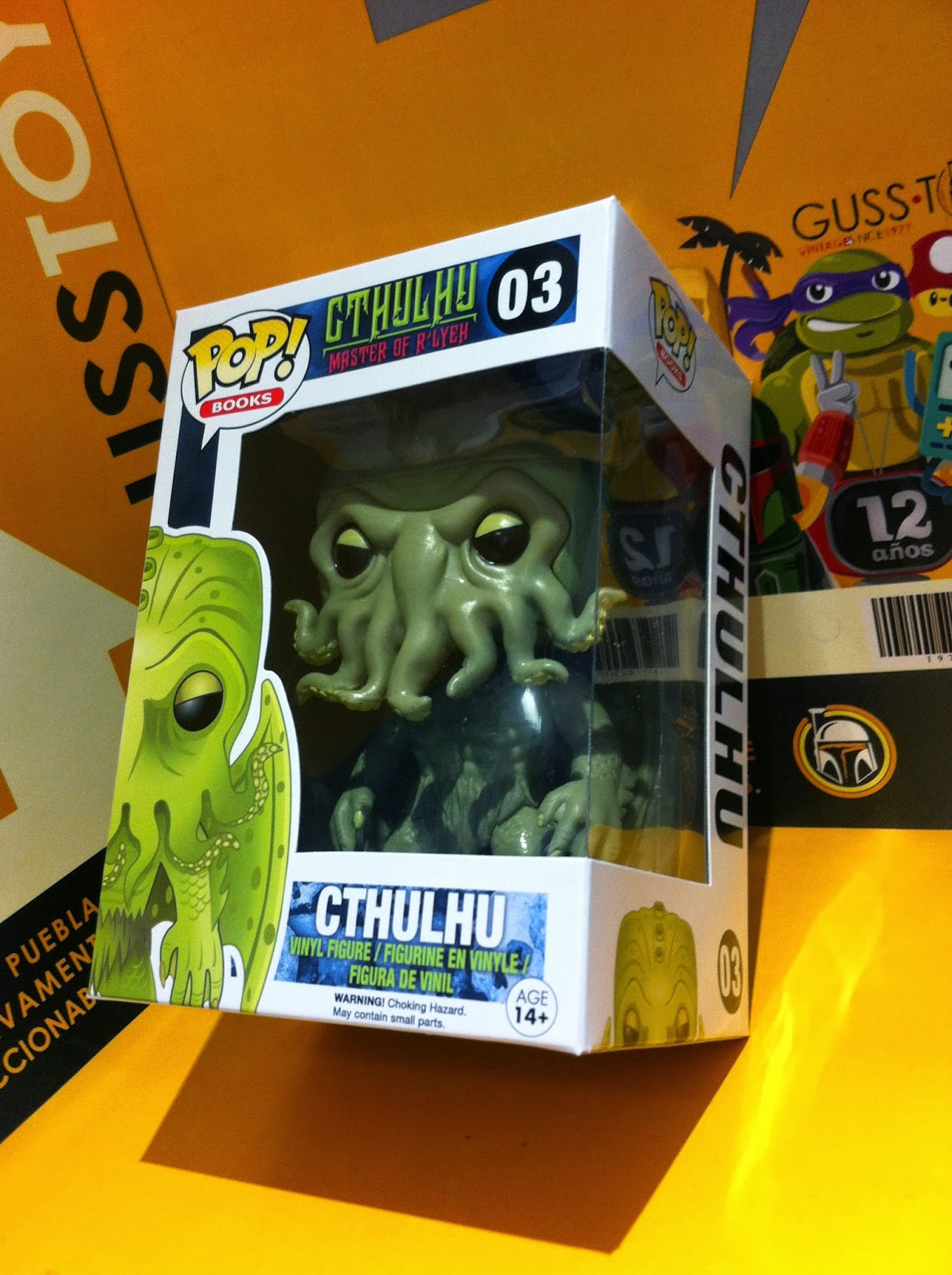 GUSSTOYS: FUNKO POP! BOOKS 3 - CTHULHU (H.P. Lovecraft)