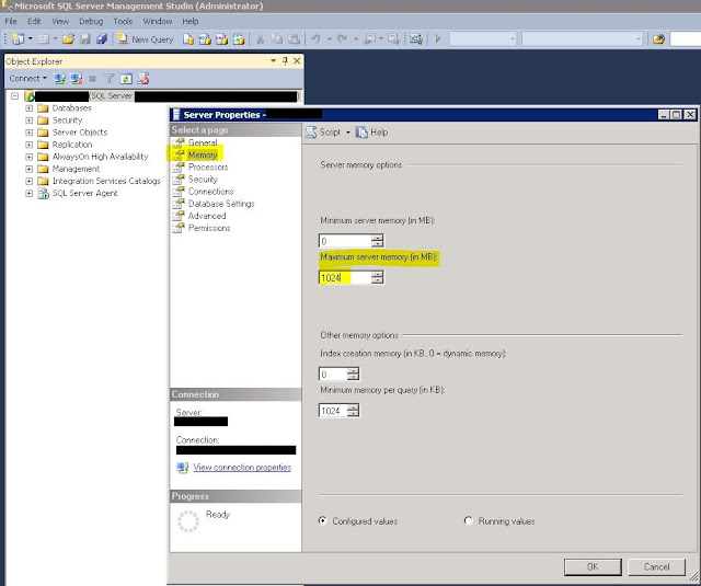 Dynamics 365 Learn In Doing Ajit Kumars How To Limit Sqls Memory