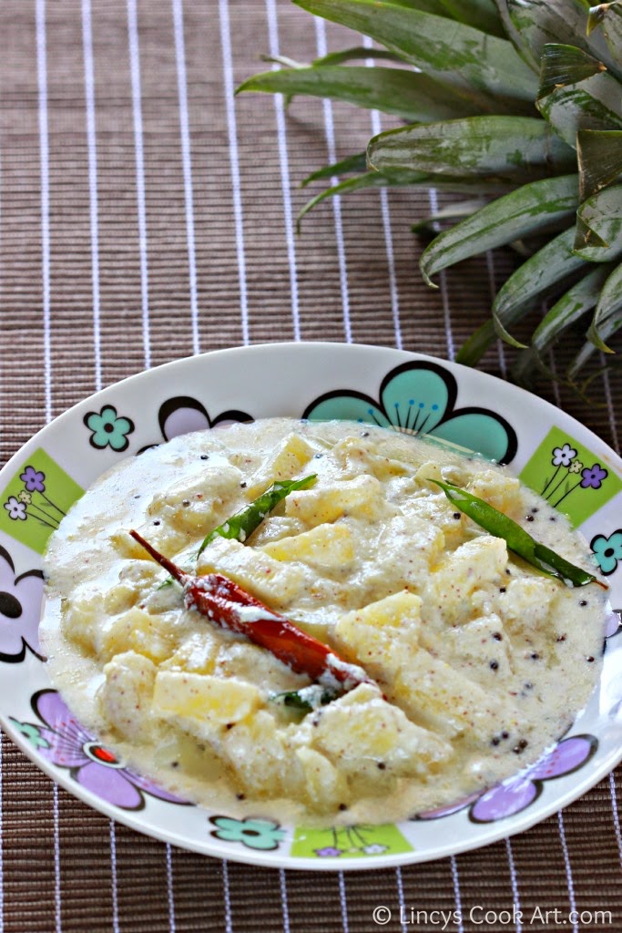 Pineapple Pachadi ~ Lincy's Cook Art