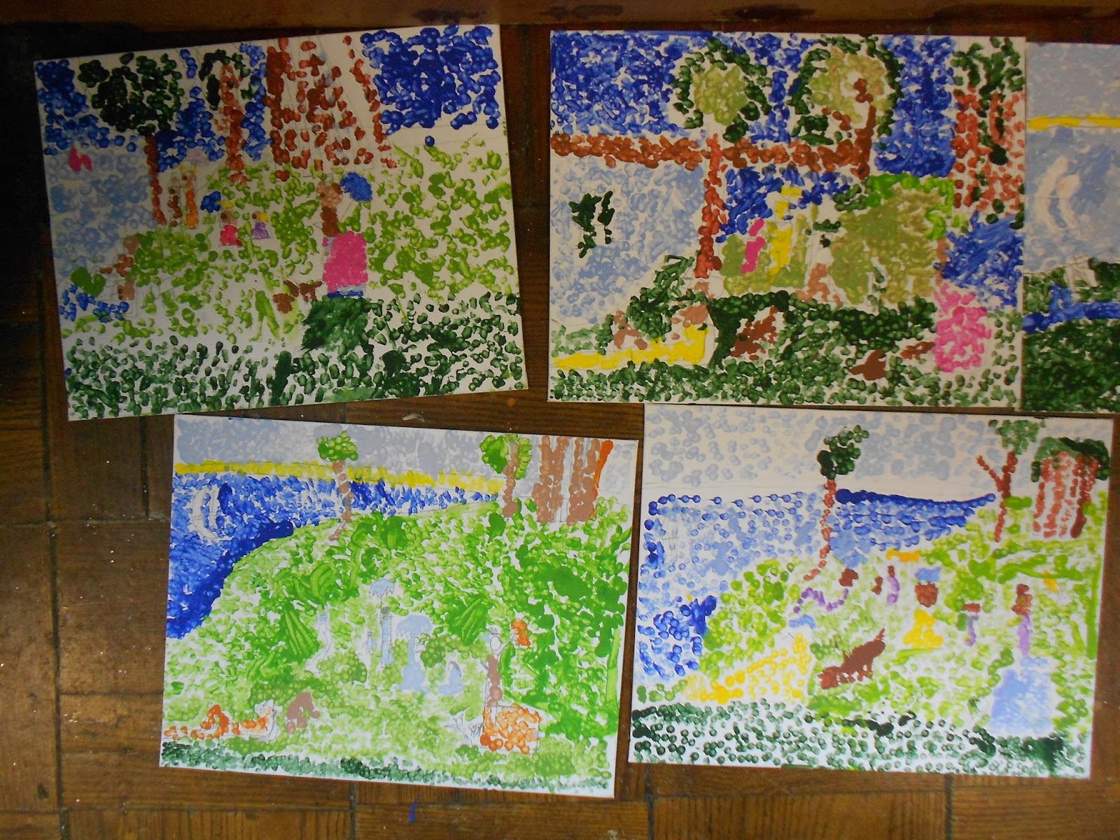 Learn, Explore, Create: 1st Grade George Seurat Paintings