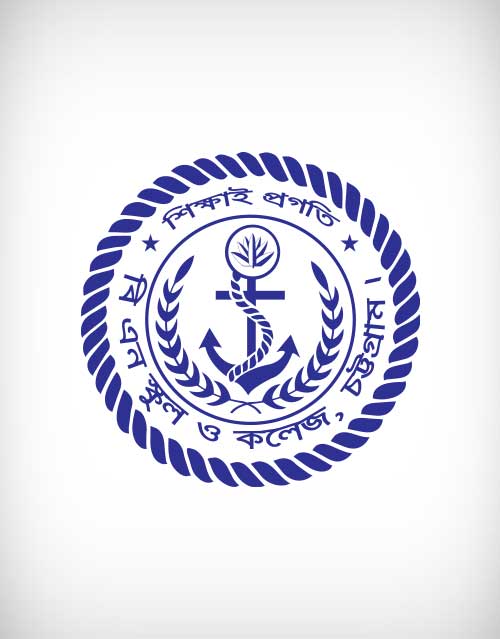 bn school & college chittagong vector logo