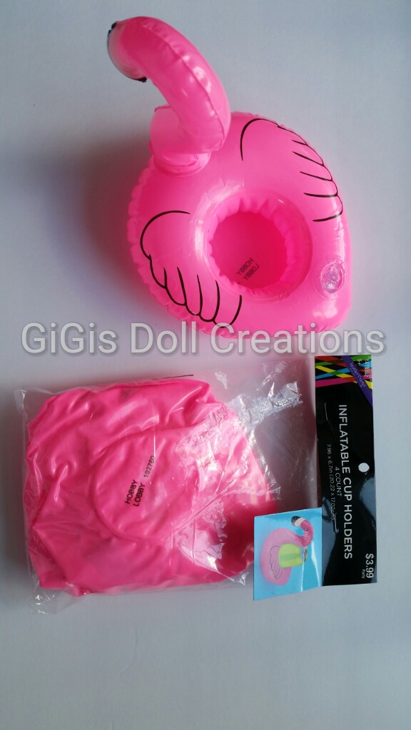 GiGi's Doll and Craft Creations: Barbie Size Flamingo Pool Float DIY ...