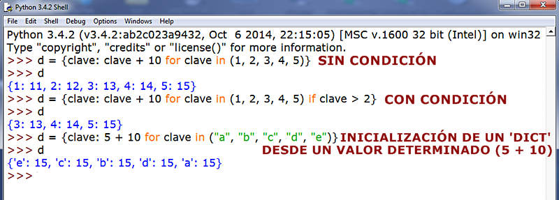APRENDER A PROGRAMAR CON PYTHON: DICCIONARIOS Y SUS MÉTODOS