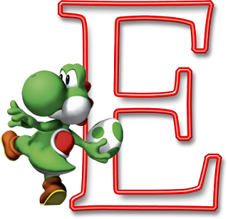 Abecedario con Personajes de Super Mario Bros. - Oh my Alfabetos!