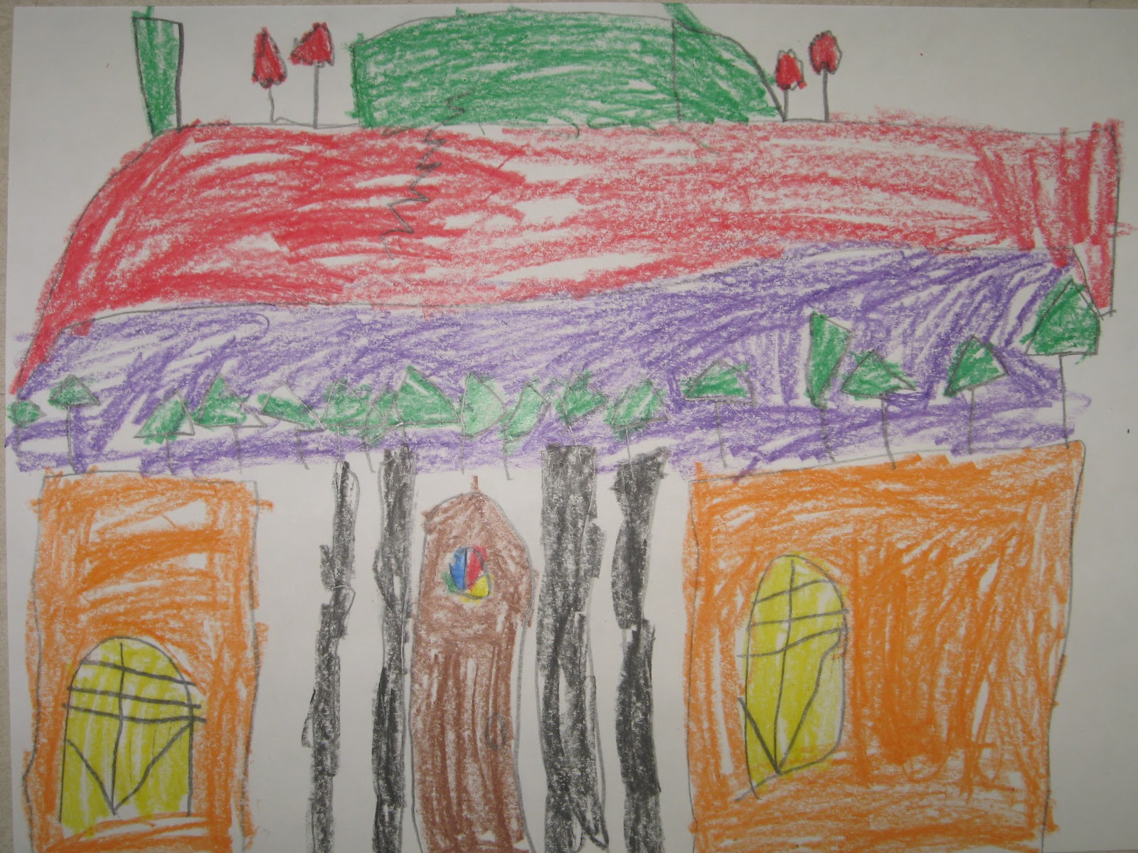 Miss Young's Art Room: Kindergarten Architecture