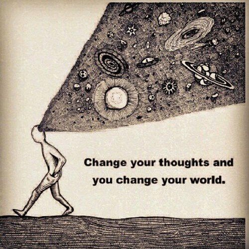 Change your thoughts and you change your world ~ God is Heart