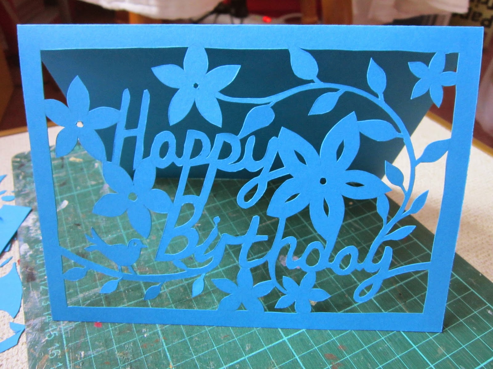 Always Arty: Paper Cut Birthday Card