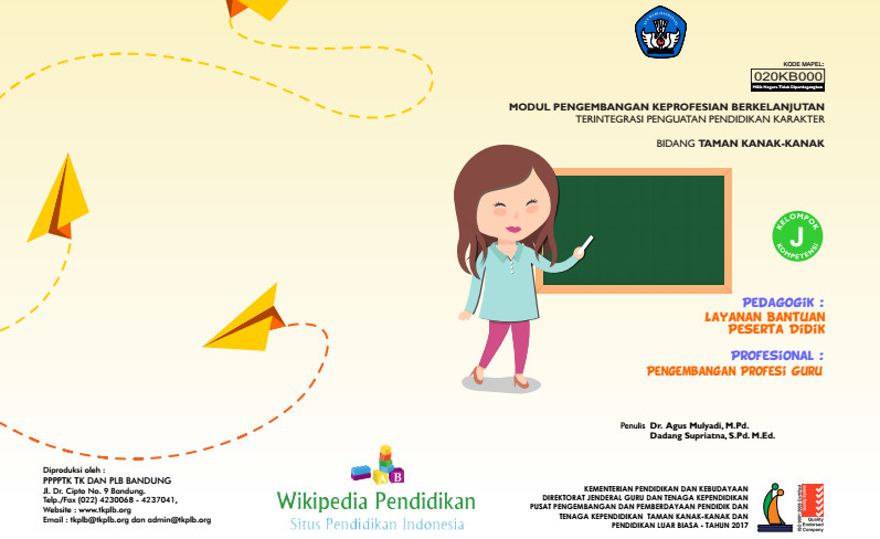 Modul SIM PKB Guru PAUD TK Kompetensi J Pedagogik dan Profesional 2017 ...